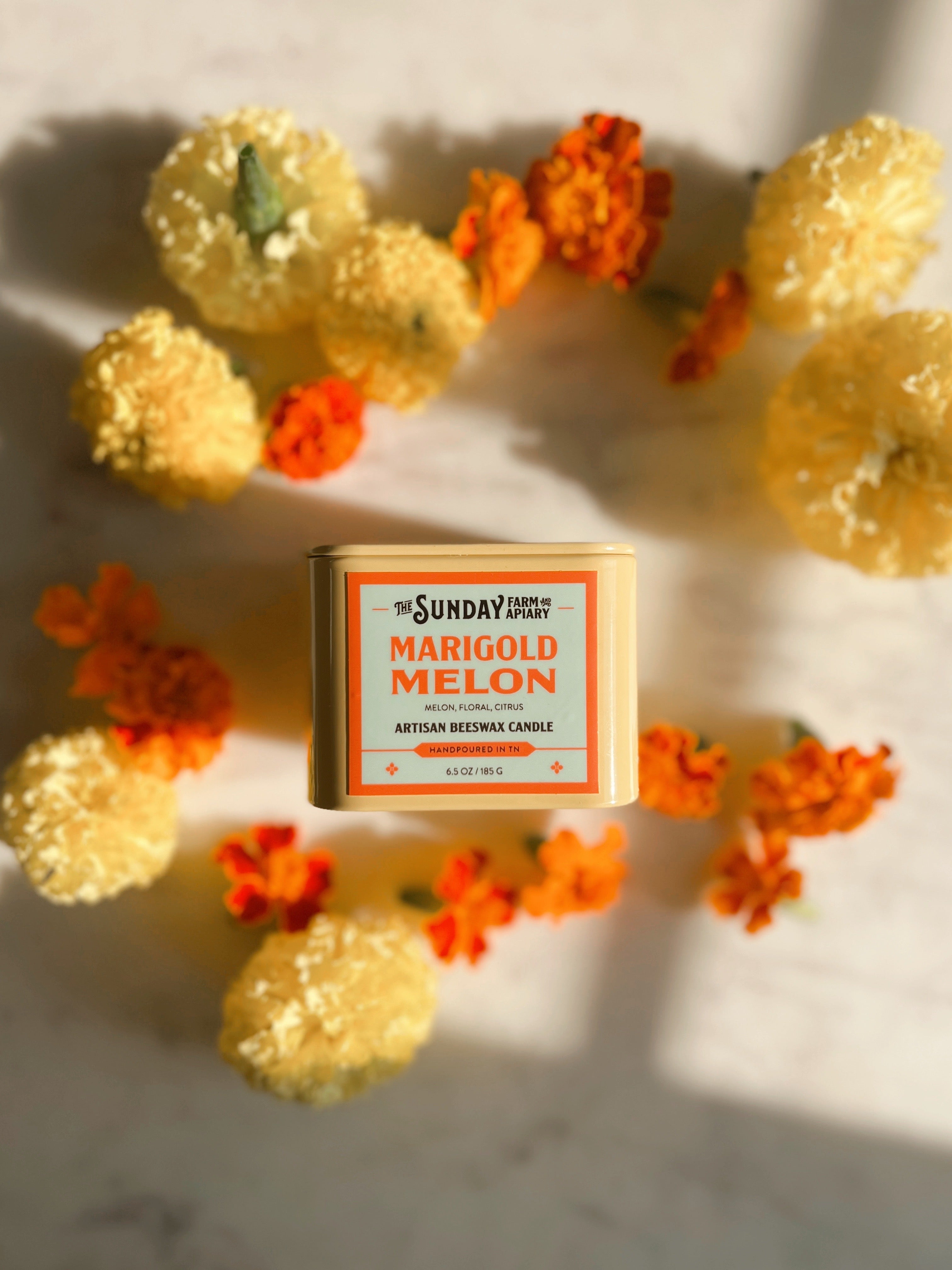 Marigold Melon Candle – The Sunday Seed & Market